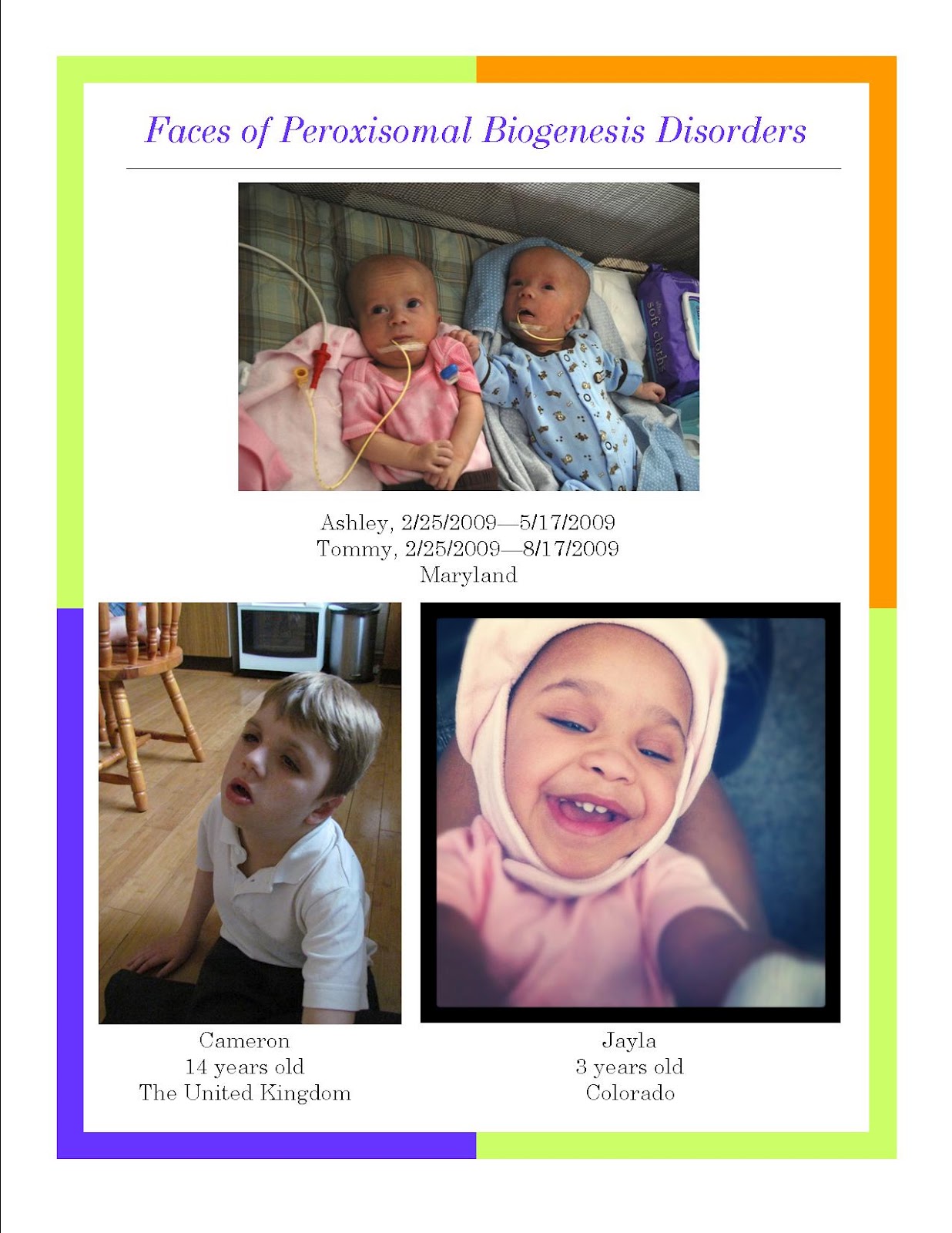 Faces of Peroxisomal Biogenesis Disorders