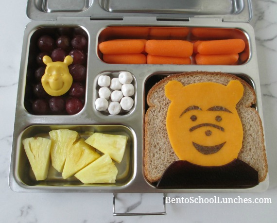Bento School Lunches : 4 Winnie The Pooh Themed Lunches