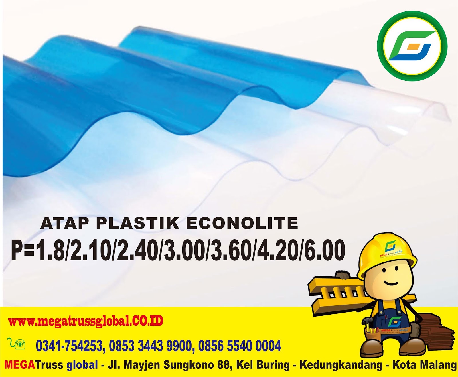 Kelebihan Atap Transparan - PVC Econolite di Malang