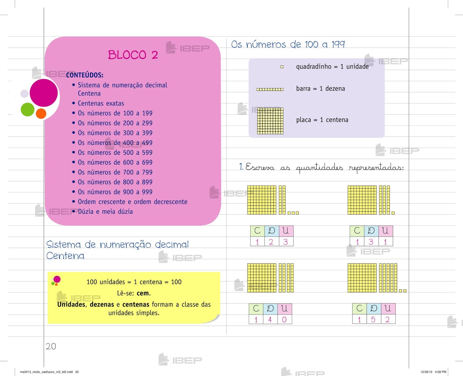 CADERNO DO FUTURO 3 ANO MATEMÁTICA PROFESSOR. - Aprender e Brincar