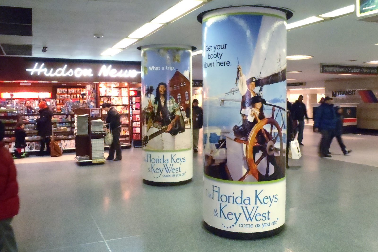 Stephen Flint Photography: Florida Keys Ads throughout PENN STATION NYC