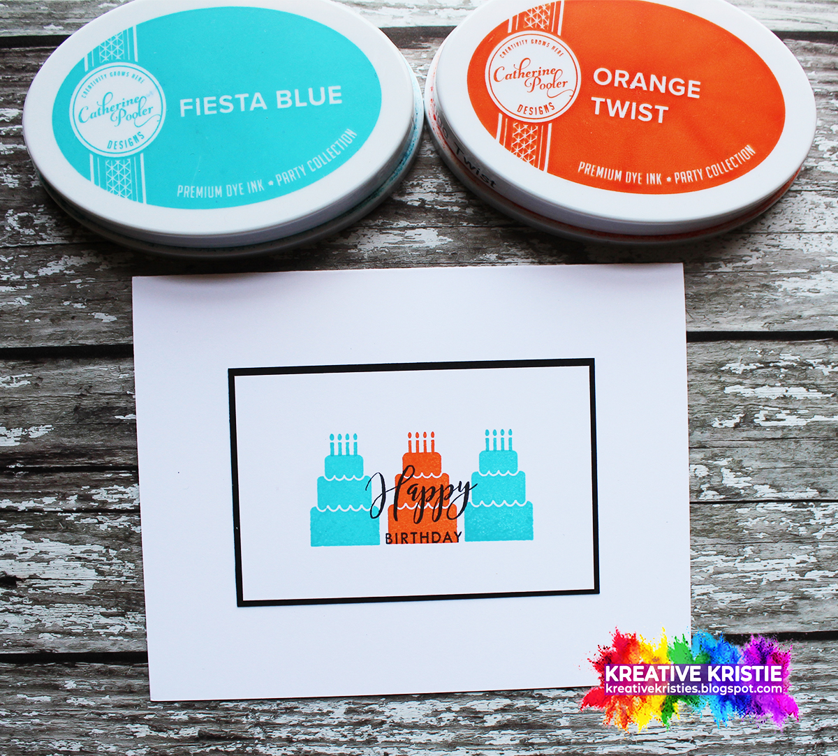 Kreative Kristie: COLOR HUES #4 BLUE & ORANGE