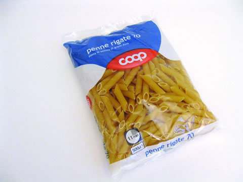Un opinione sul marchio Coop ed il suo mondo!: Coop pasta penne rigate 70