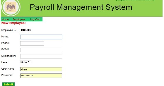Payroll management system database | ASP.net | Free Download Now