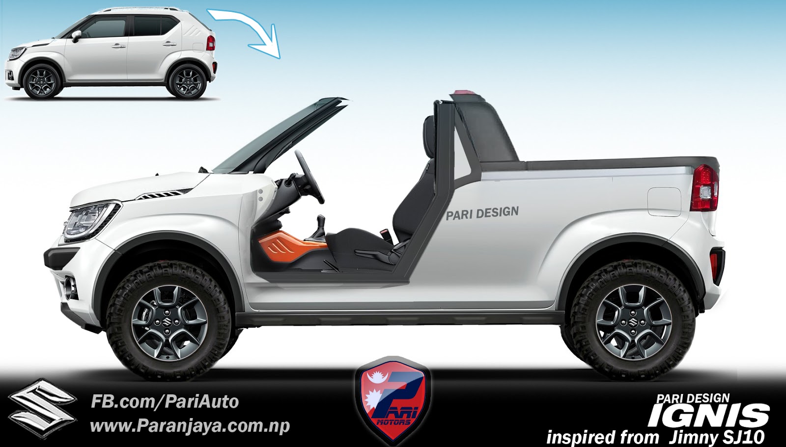 Suzuki iGNIS Modified as SJ10 ~ ( परन्जय ) Paranjaya's Blog