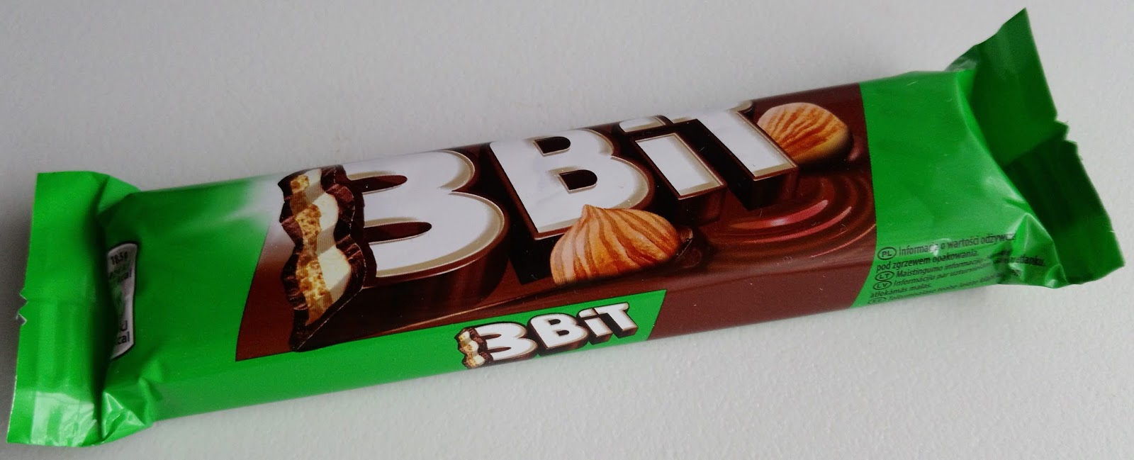 Chwile zasłodzenia: batony 3Bit klasyczny, 3Bit orzech laskowy