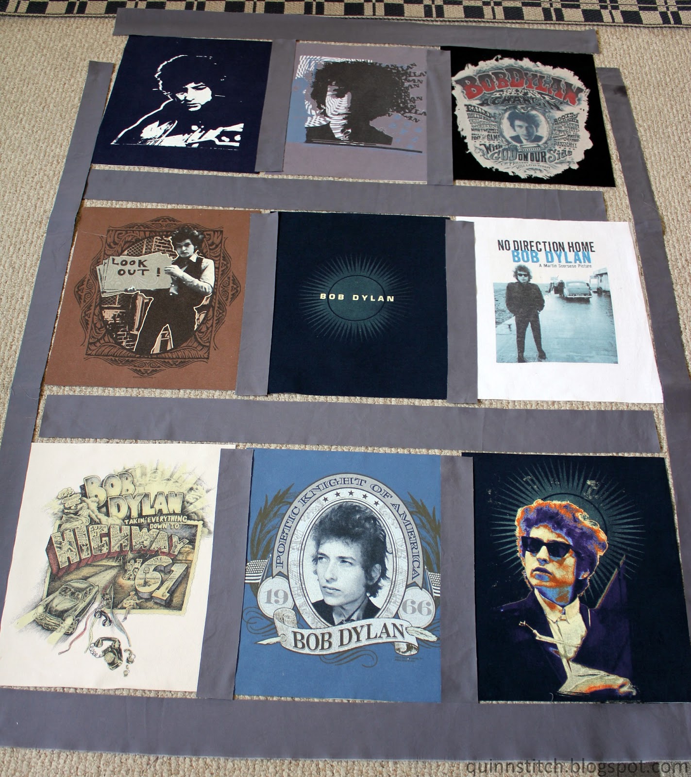 Quinn Stitch: The Bob Dylan Quilt Series: Cutting & Assembly