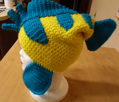 Flounder Hat | Little mermaid crochet, Crochet disney, Crochet hats