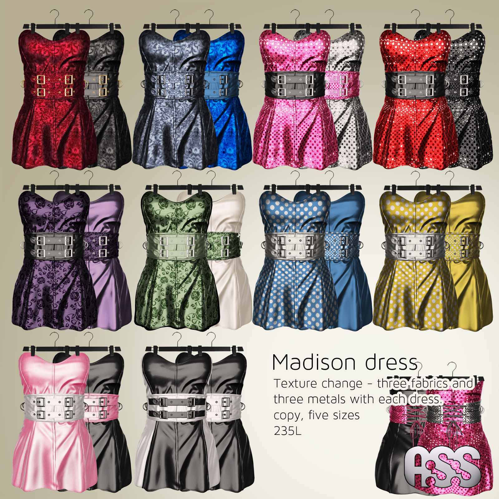 A:S:S: Madison dresses and Thorn pants