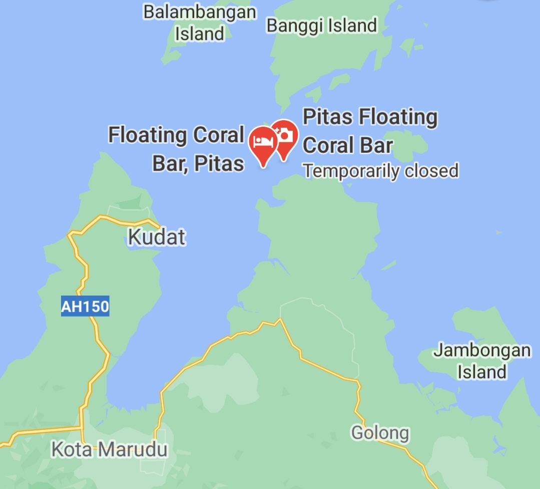 Floating Coral Bar, Pitas
