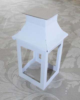 My Craft and Garden Tales: Paper lantern with template and tutorial