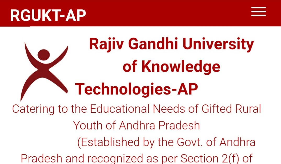 RGUKT-CET-2020 Rank Card Download at rgukt.in - Website for Andhra ...