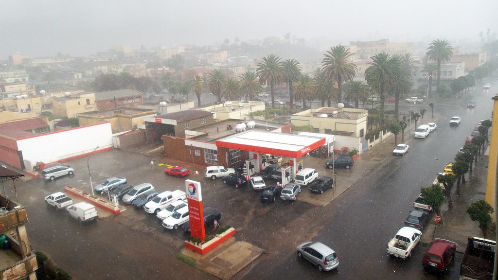 [Pictures & Video] Heavy rains hit Asmara and its environs today - Madote