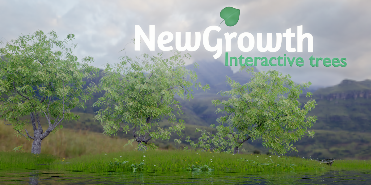Small Blender Things: NewGrowth Interactive Trees, detailed feature ...