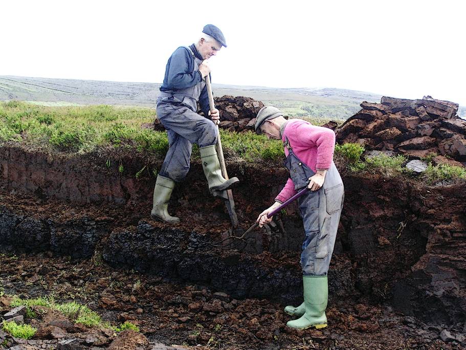 Life on (nearly) a Small Island: The tradition of peat cutting - part three