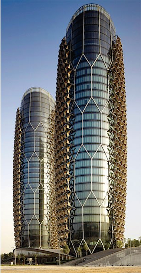 Pineapple Building, Abu Dhabi - Construction & Architectural Features