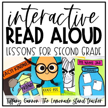 August Second Grade Interactive Read Aloud Lessons | Printable and ...