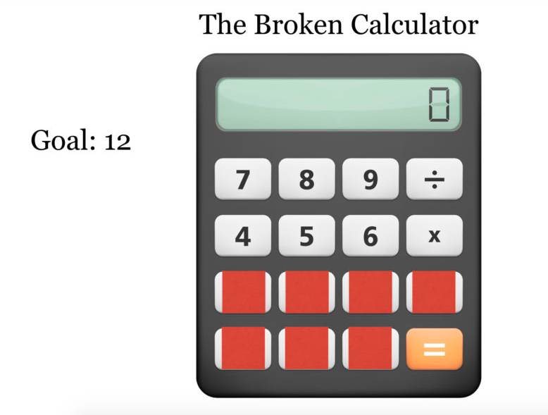 K-5 Math Burlington: Day 11- Broken Calculator