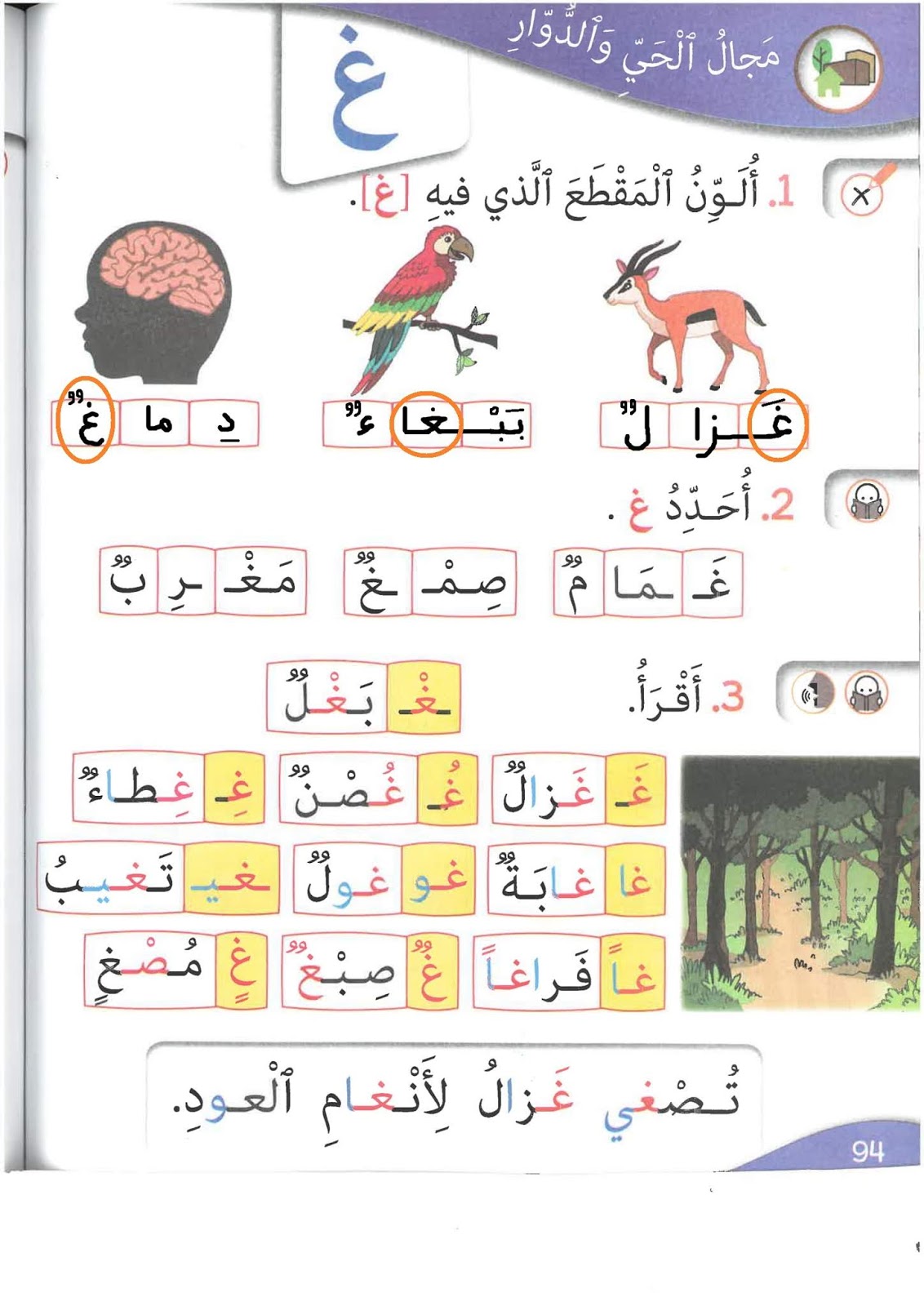 1º DE PRIMARIA: ÁRABE