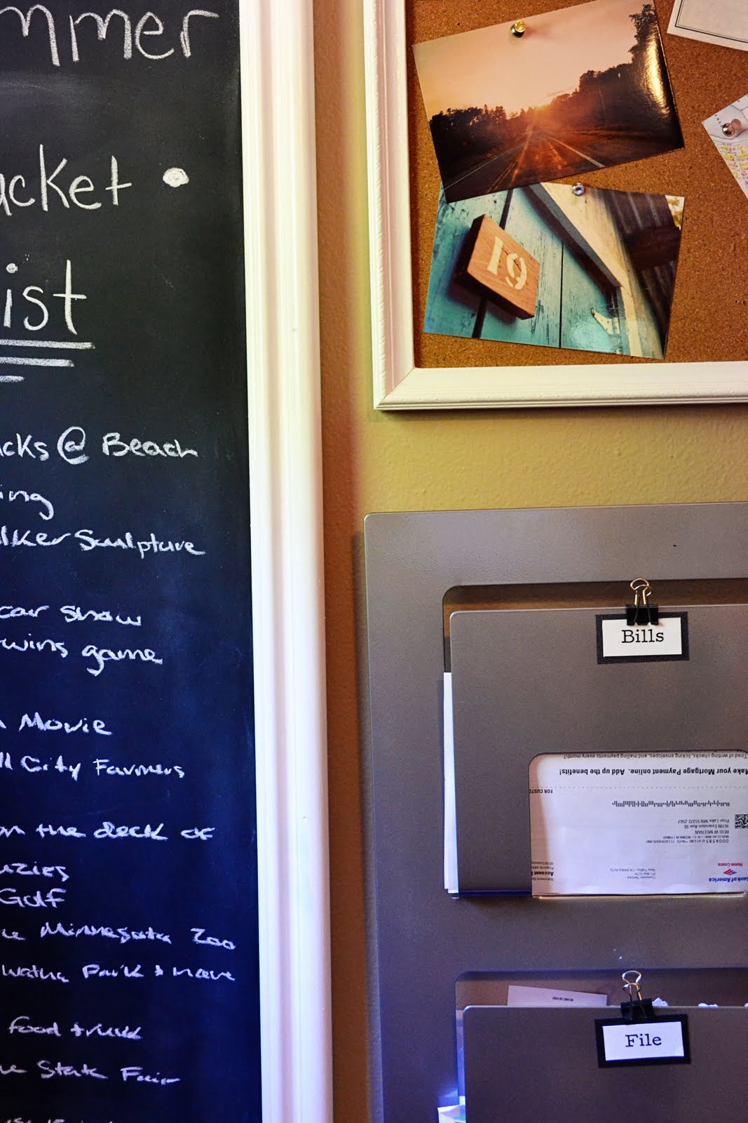 DIY Message/Organization Center Reveal |The Domestic Domicile