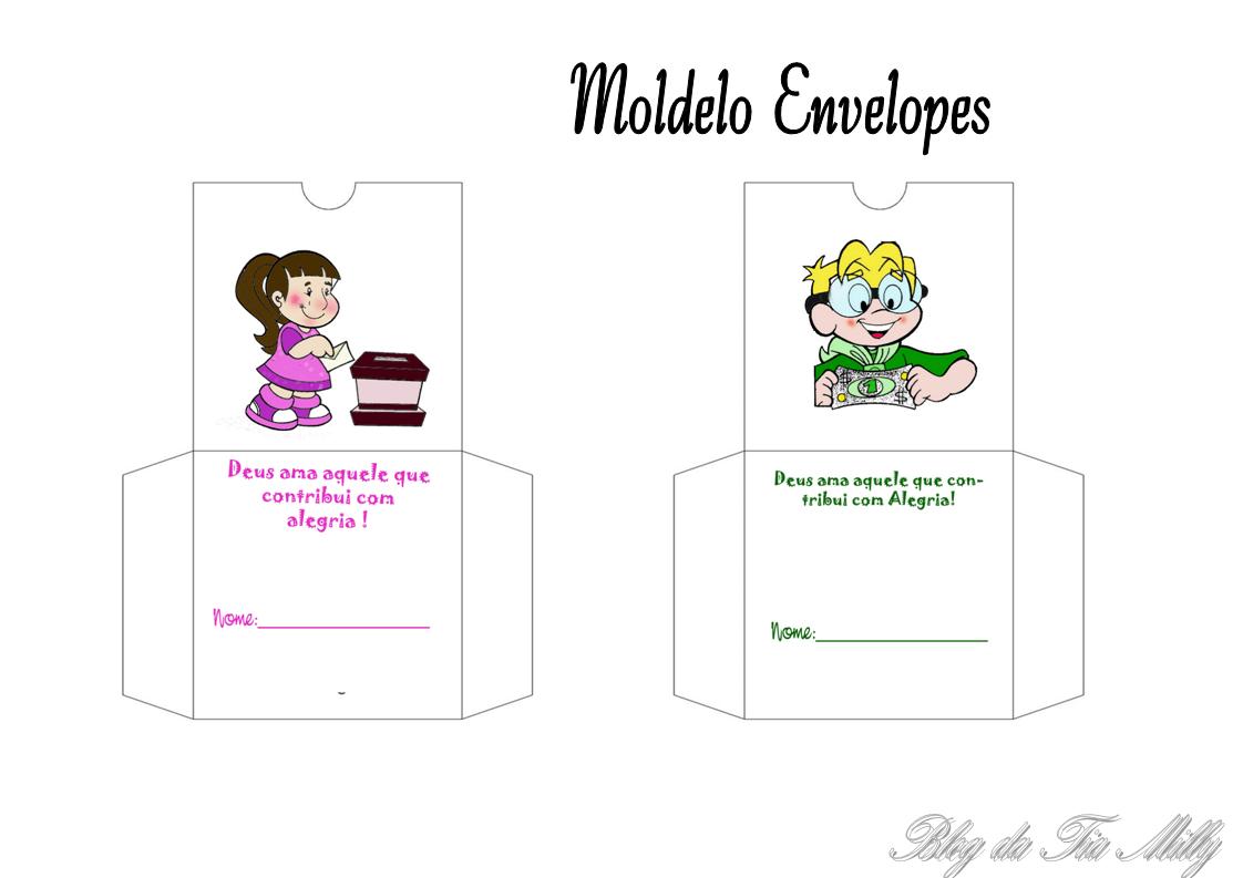 Criança com Jesus, Só Alegria!: Envelopes