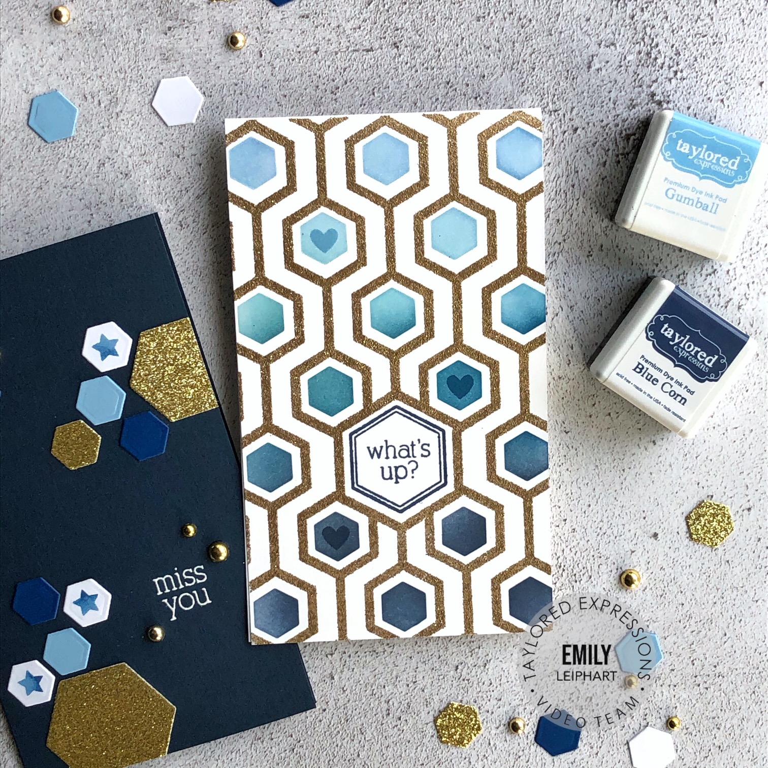 Emily Leiphart: VIDEO | Taylored Expressions | Happy Hex Monogram Kit ...