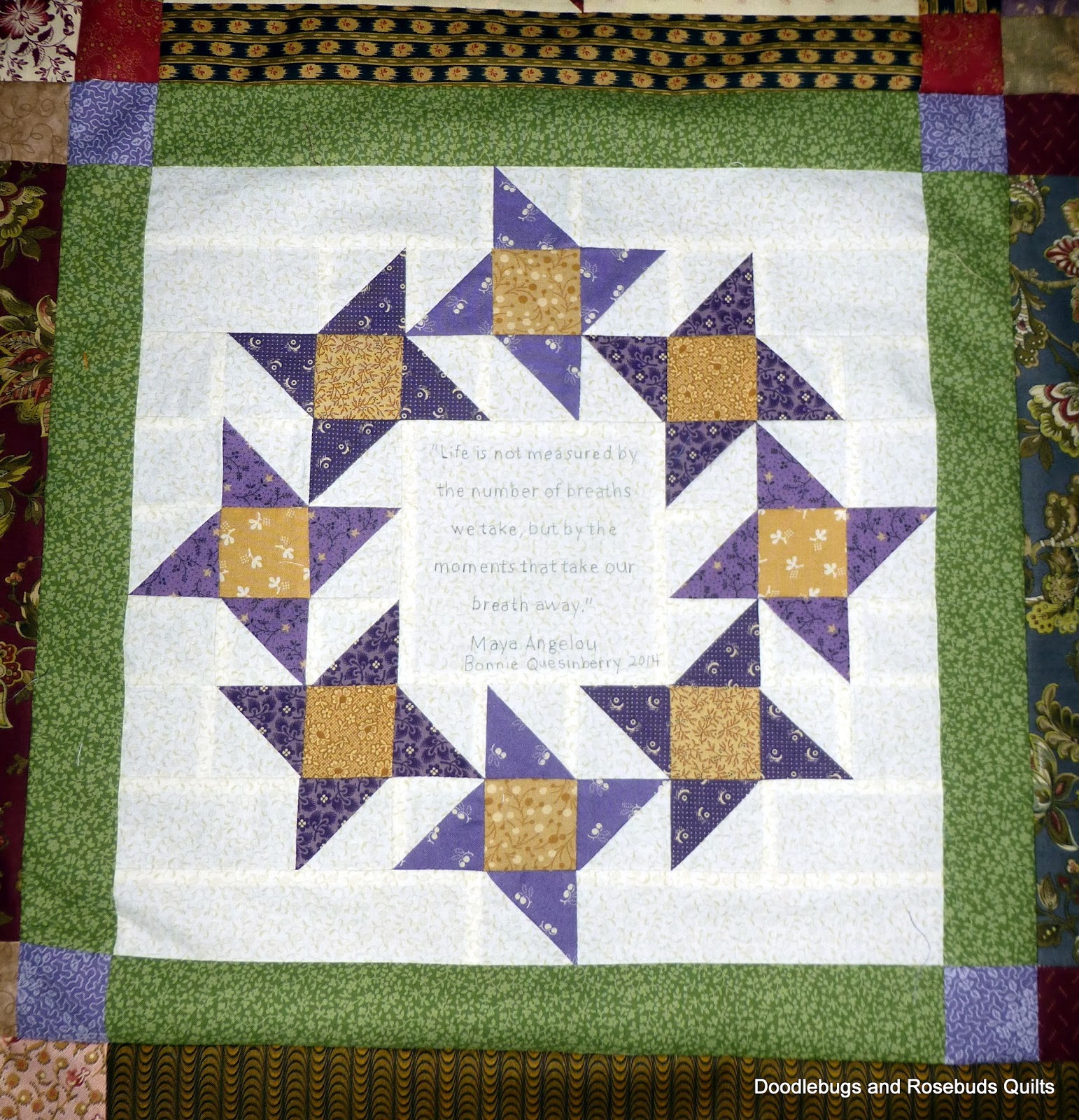 Doodlebugs and Rosebuds Quilts: Friendship Quilt