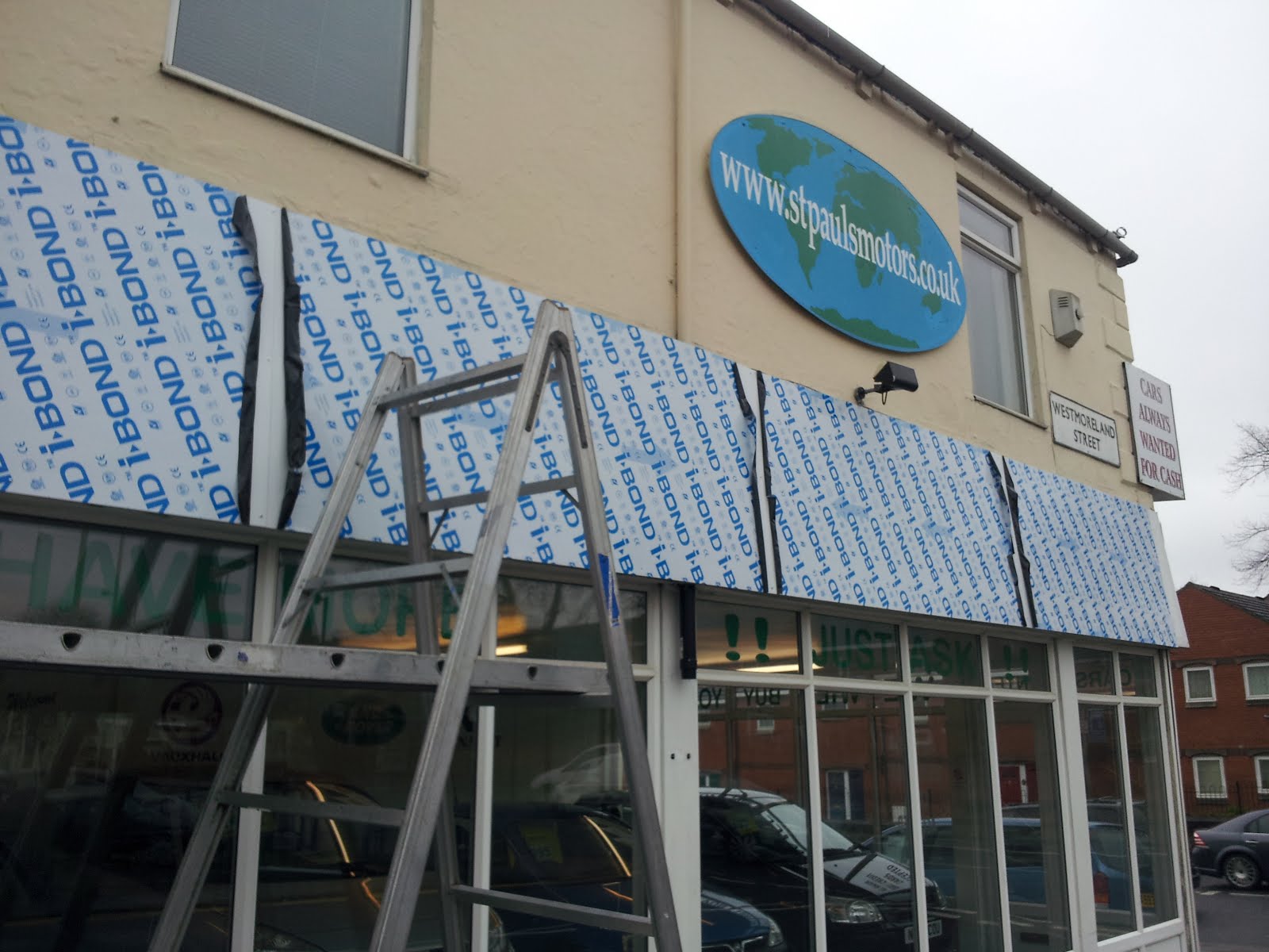 The Green I Signs Blog: white dibond composite board signs supplied ...