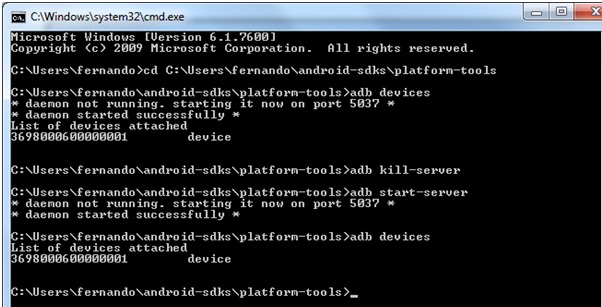 Turning On Debugging on Kindle Fire Device
