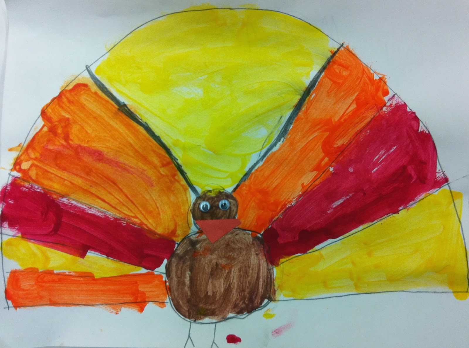 The Art Studio at Cooper Dual Language Academy: Kindergarten Turkeys!