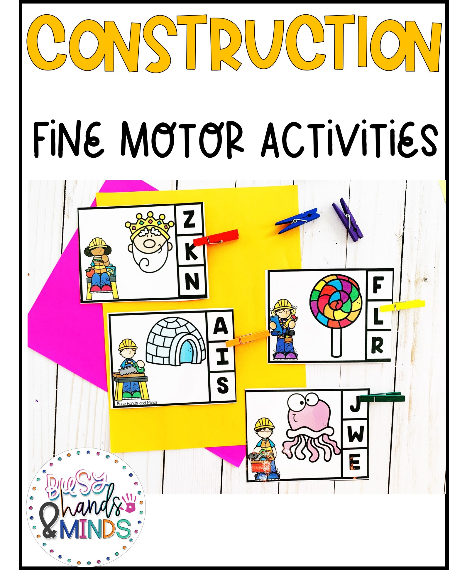 Construction Fine Motor Activities | Busy Hands and Minds