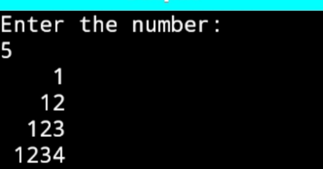 Codeforhunger C Program To Print Half Left Side Of Pyramid Number Pattern codeforhunger-c-program-to-print-half-left-side-of-pyramid-number-pattern