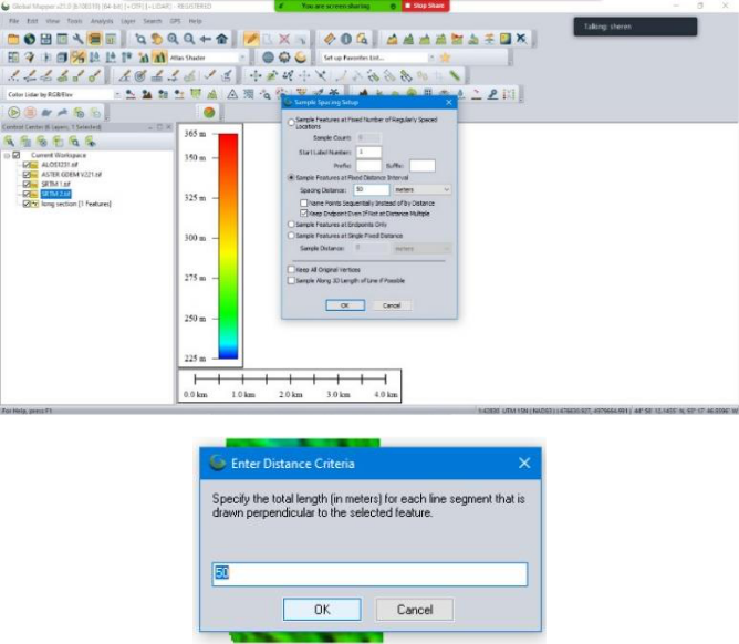 Menghitung Line Of Sight (LOS)/Cross Section dan Long Section ...