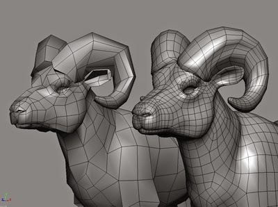 The difference betwen Low poly and High Poly game assets | KitsuneART