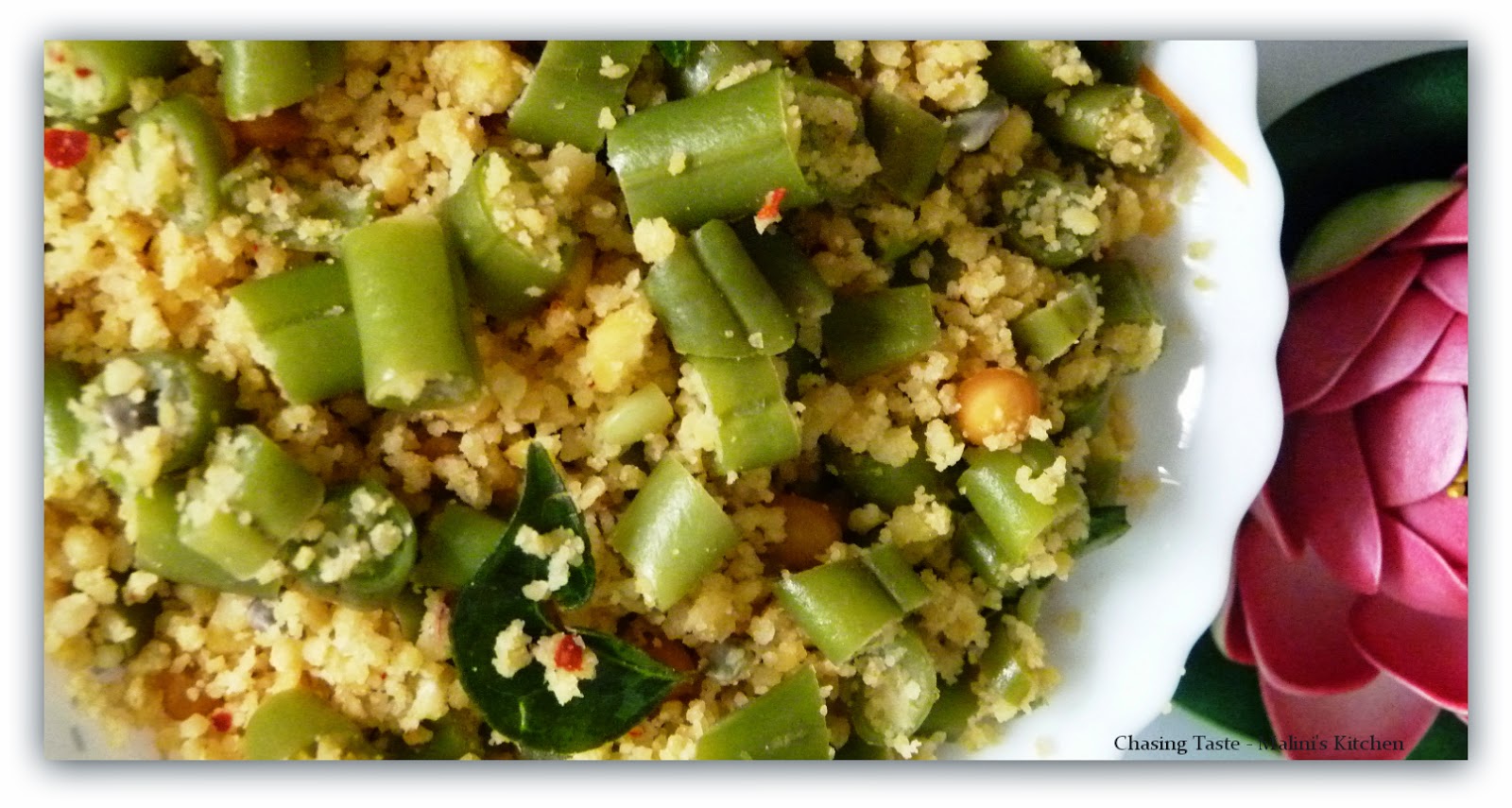 Chasing Taste: Green Beans Paruppu Usili Recipe / Green Beans and ...