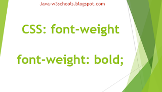 CSS Property: font-weight Examples | JavaProgramTo.com