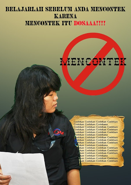 Poster "Anti Mencontek"