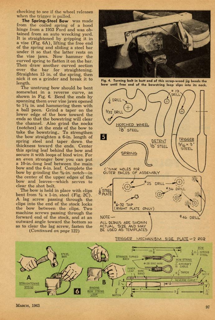 Free DIY Bow plans, Arrow making instructions, Crossbow Plans, Archery ...