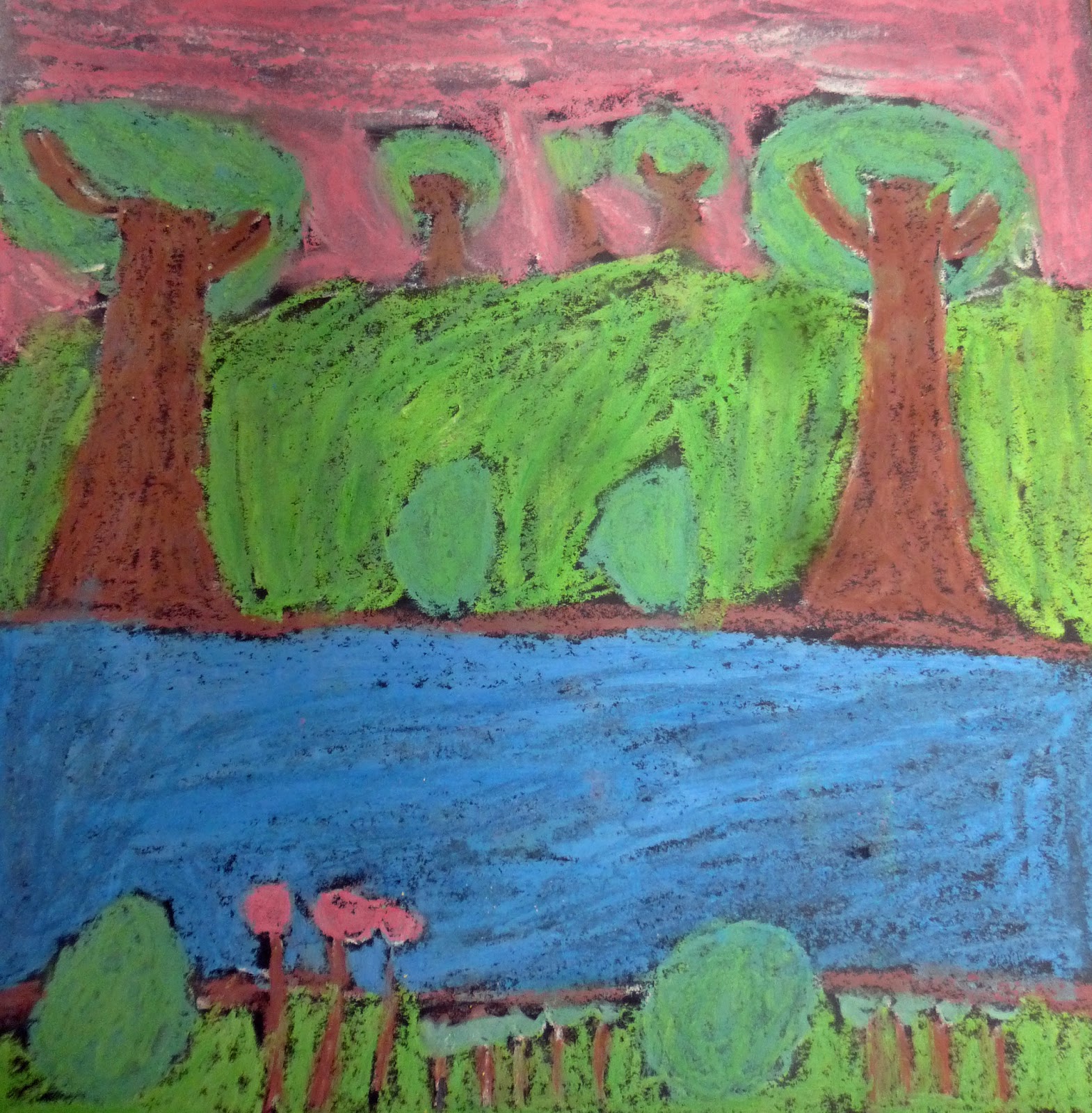 P. C. K. Art Room : Chalk Landscapes in El Greco Style
