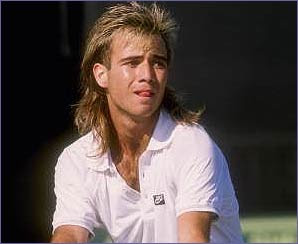 Tennis Players Of 2011: Andre Agassi Young