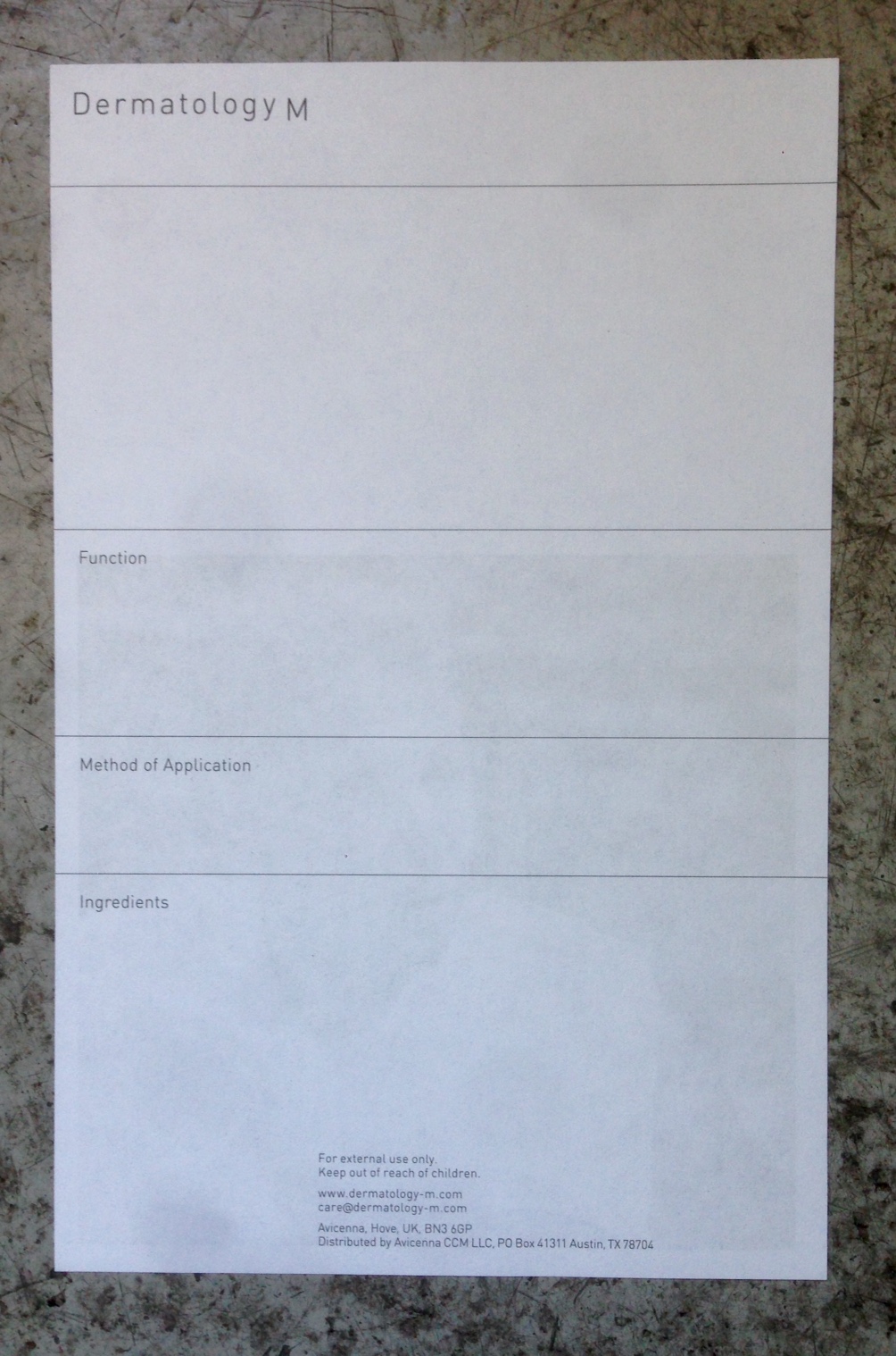 Justin's Amazing World At Fenner Paper: Dermatology M