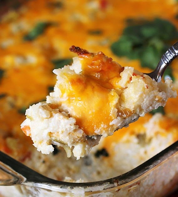 Cheesy Sour Cream Rice | The Kitchen is My Playground