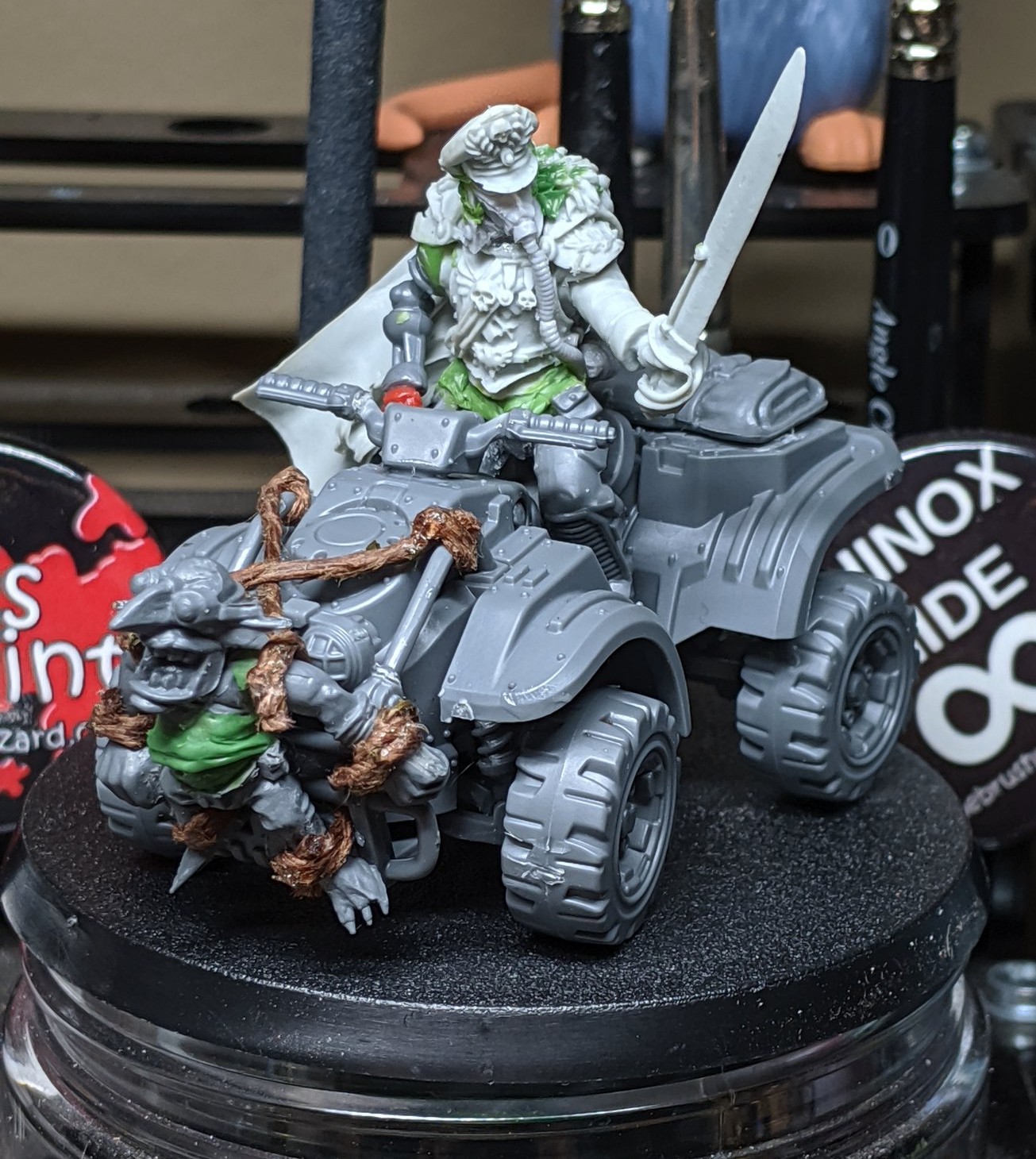 Brush Wizard: Miniature Monday: Death Riders Commissar