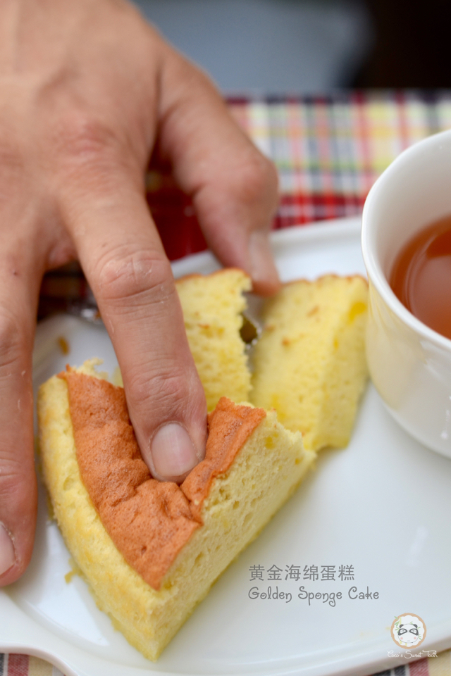 Coco's Sweet Tooth ......The Furry Bakers: 黄金海绵蛋糕 Golden Sponge Cake