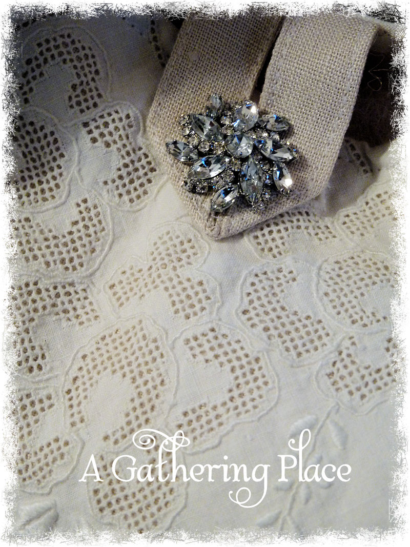 ~MAKING A TOTE BAG MADE OF VINTAGE LACES~