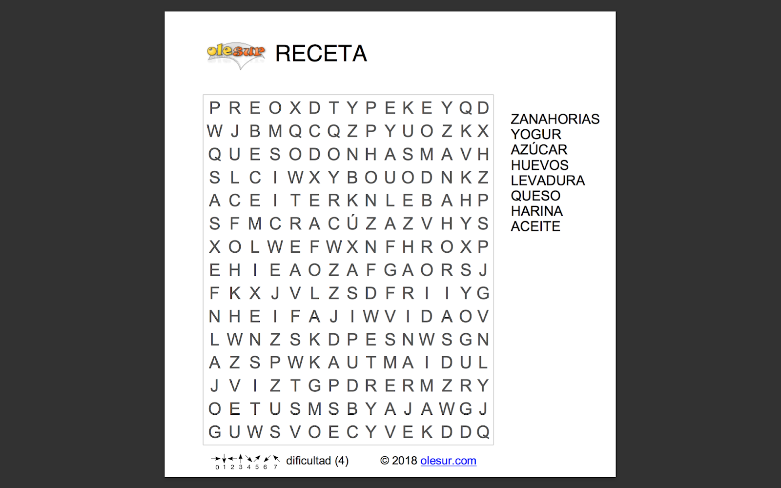 LA MAGIA DE SER...: Bloque II: Lectura de una receta.