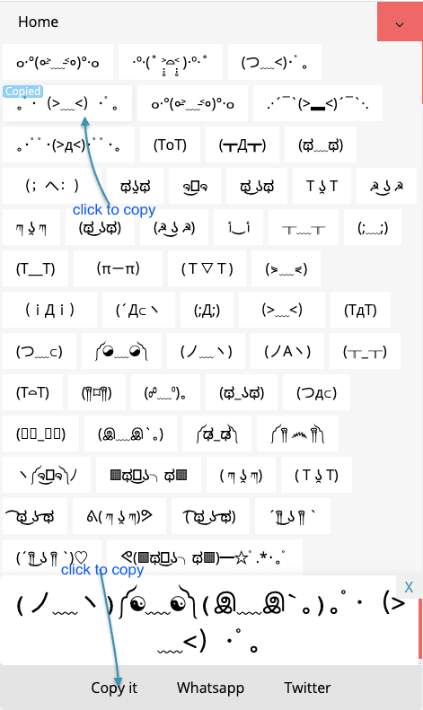 Crying Text Faces - Copy ๐·°(৹˃̵﹏˂̵৹)°·๐ Crying Lenny faces