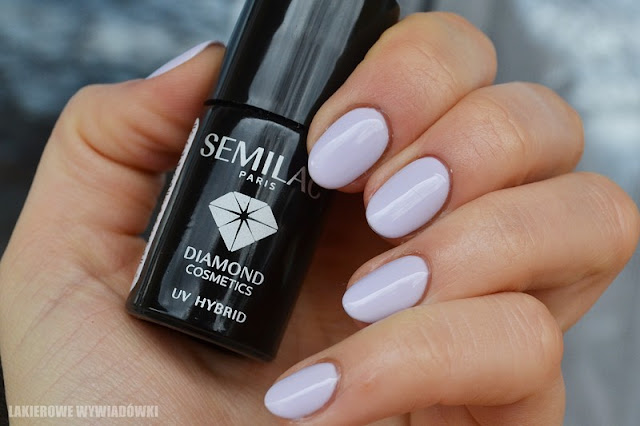 lakierowe wywiadówki: Semilac - 127 Violet Cream