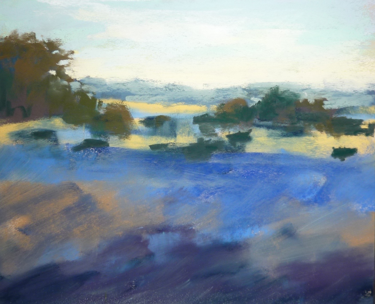 Painting My World: A Tip for Creating Depth in a Landscape Painting